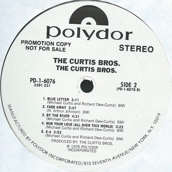 Buy The Curtis Bros. : The Curtis Bros. (LP, Album, Promo) Online for a ...
