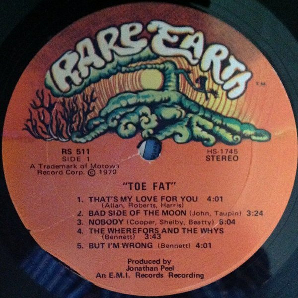 Buy Toe Fat : Toe Fat (LP, Album) Online for a great price – Record Town TX
