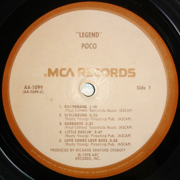 Buy Poco : Legend (LP, Album, Pin) Online for a great price – Record ...