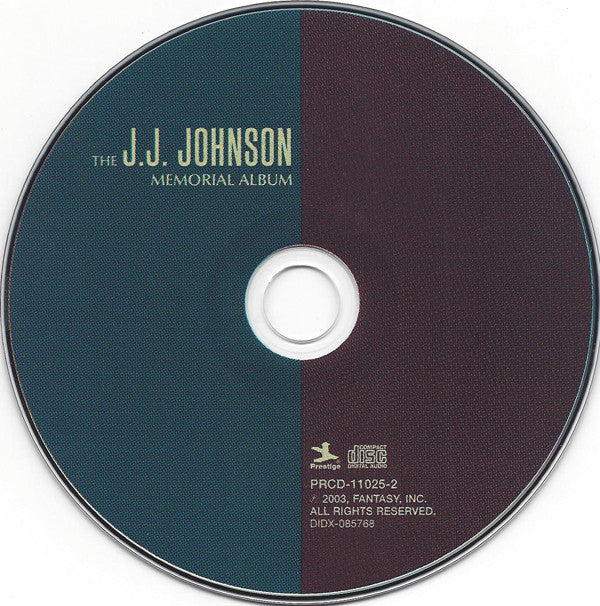 Buy J.J. Johnson : The J.J. Johnson Memorial Album (CD, Comp, RM ...