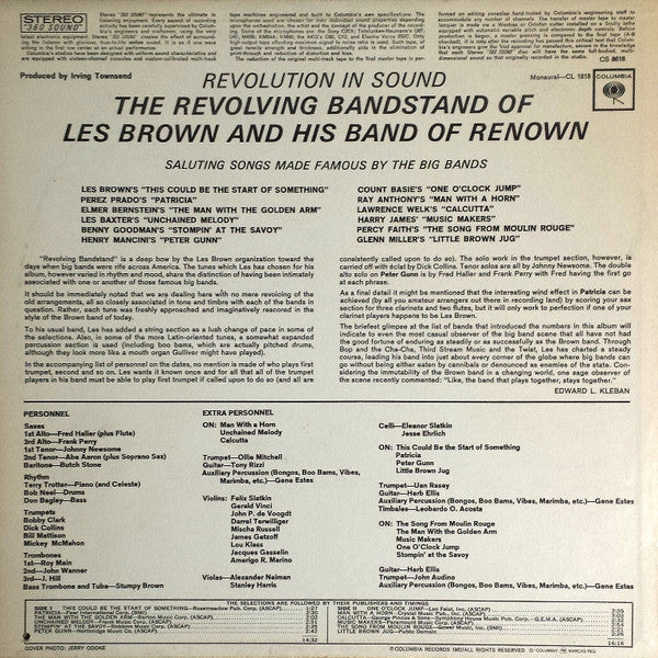 Buy Les Brown And His Band Of Renown : Revolution In Sound The ...