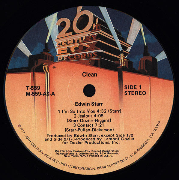 Buy Edwin Starr : Clean (LP, Album) Online for a great price – Record ...