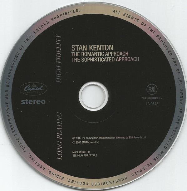 Buy Stan Kenton : The Romantic Approach / The Sophisticated Approach ...