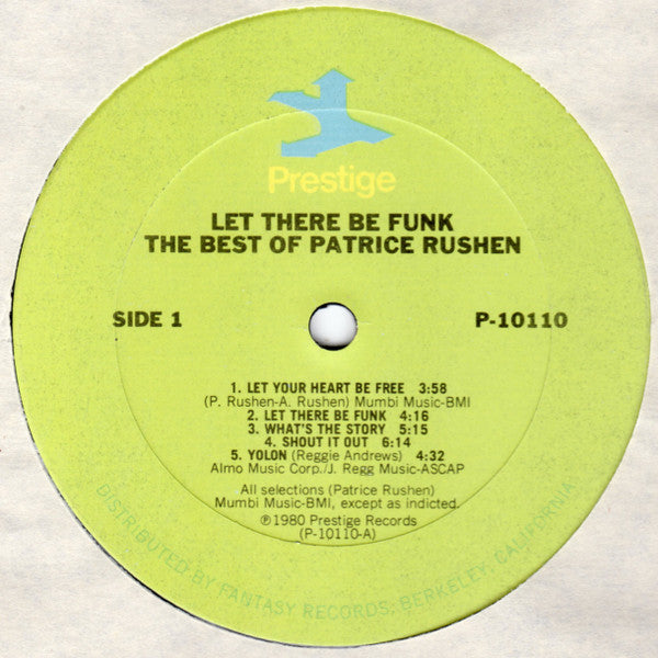 Buy Patrice Rushen : Let There Be Funk - The Best Of Patrice Rushen (LP ...