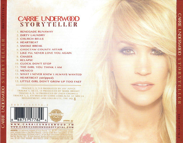 Buy Carrie Underwood : Storyteller (CD, Album, Tar) Online for a great ...