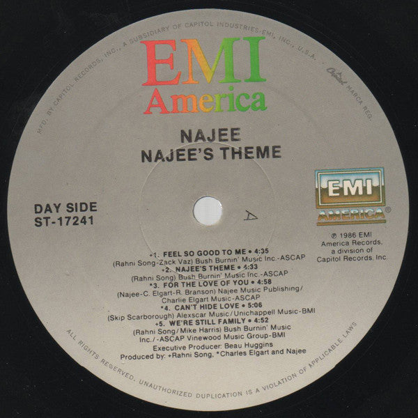 Buy Najee : Najee's Theme (LP, Album, All) Online for a great price ...