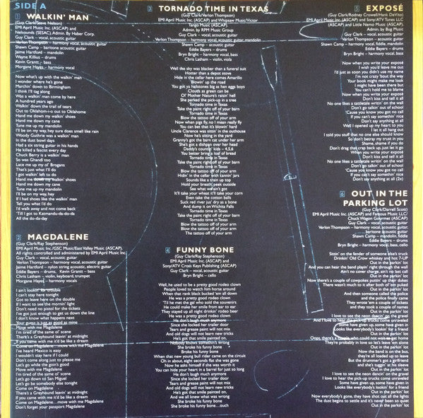 Buy Guy Clark : Workbench Songs (LP, Album) Online for a great price ...