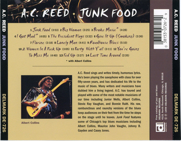 Buy A.C. Reed : Junk Food (CD, Album, RE) Online for a great price ...