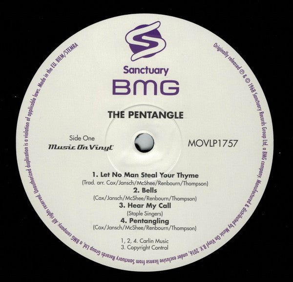 Buy Pentangle : The Pentangle (LP, Album, RE, 180) Online for a great ...