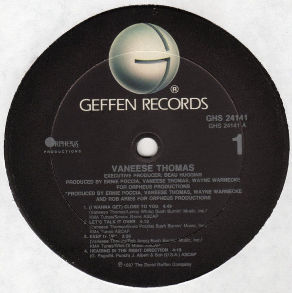 Buy Vaneese Thomas : Vaneese (LP, Album) Online for a great price ...