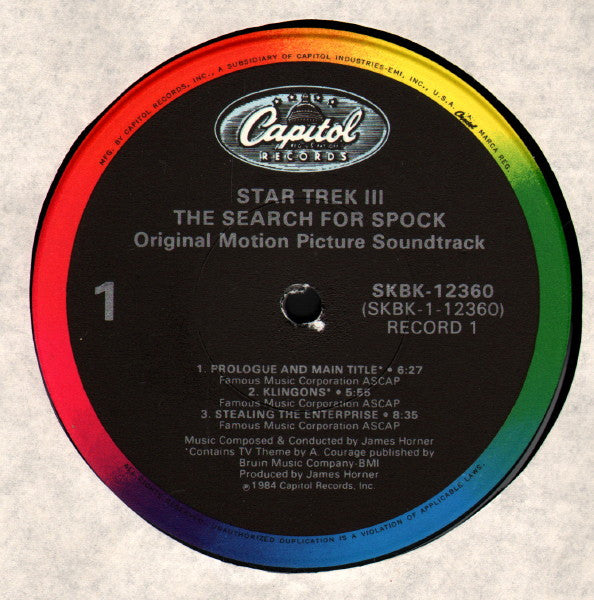 Buy James Horner : Star Trek III: The Search For Spock (Original Motion ...