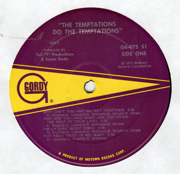 Buy The Temptations : Do The Temptations (LP, Album, Mon) Online for a ...