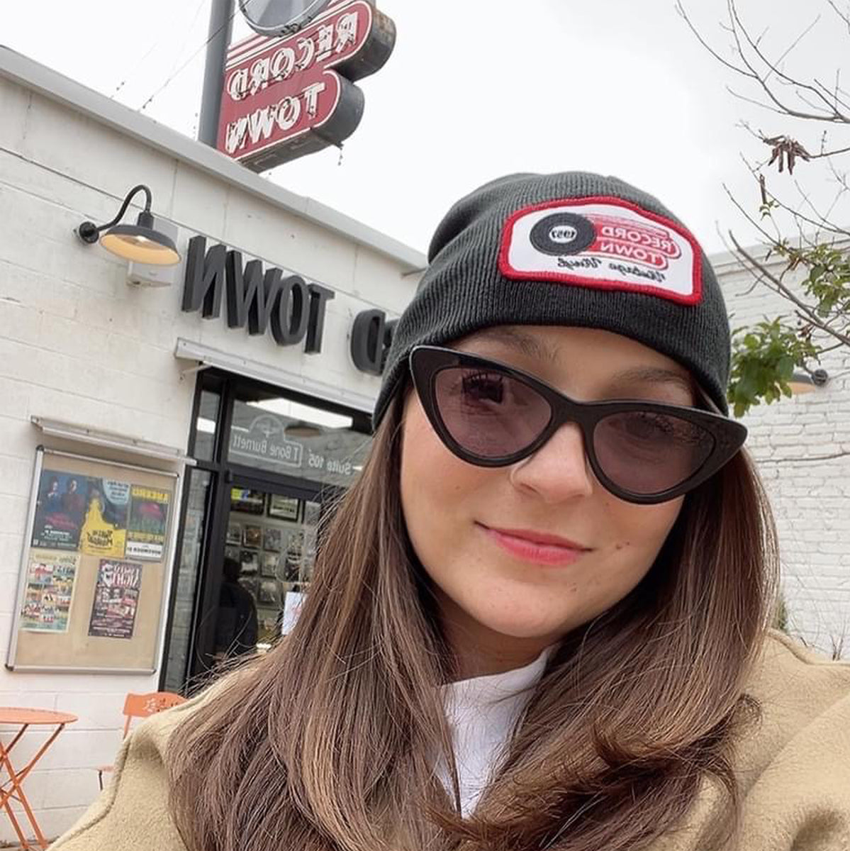 Knit Record Town Cap – Record Town TX